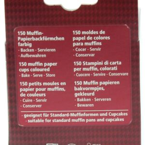 KAISER Muffin paper baking pan 150 pieces color-assorted 7cm