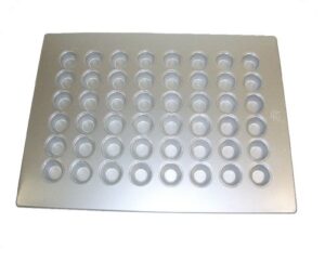 focus foodservice commercial bakeware mini-muffin pan 48-cup