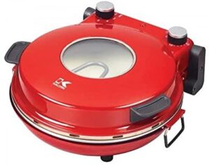 kalorik hot stone pizza oven, red (pzm 43618 r)