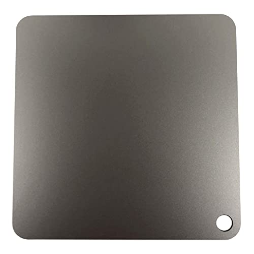 THERMICHEF by Conductive Cooking - Square Pizza Steel Plate for Oven Cooking and Baking (3/8" Deluxe, 16”x16” Square) - Made in USA