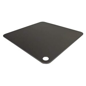 THERMICHEF by Conductive Cooking - Square Pizza Steel Plate for Oven Cooking and Baking (3/8" Deluxe, 16”x16” Square) - Made in USA