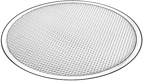 Tosnail 4 Pack 10 Inches Seamless Aluminum Pizza Screen Pizza Pan with Holes Pizza Mesh