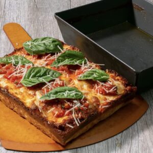 8 x 10 - Authentic STEEL Detroit Style Pizza Pan (Seasoned)