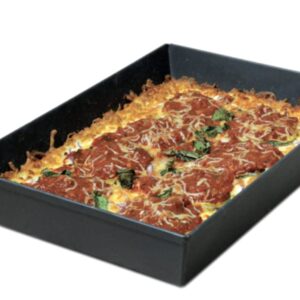 8 x 10 - Authentic STEEL Detroit Style Pizza Pan (Seasoned)