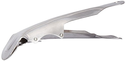 New Star Foodservice 50479 Deep Pizza Tray Pan Gripper Holder, 8", Silver