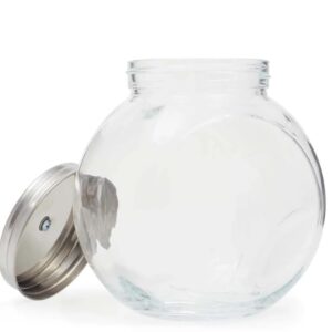 57oz / 1.7L - Airtight Glass Candy Jar Cookie Jar - Cookie Jars with Lids / Candy Jars with Lids Apothecary Jars – Laundry Room Laundry Pods Container Laundry Storage Organizer Laundry Pod Container