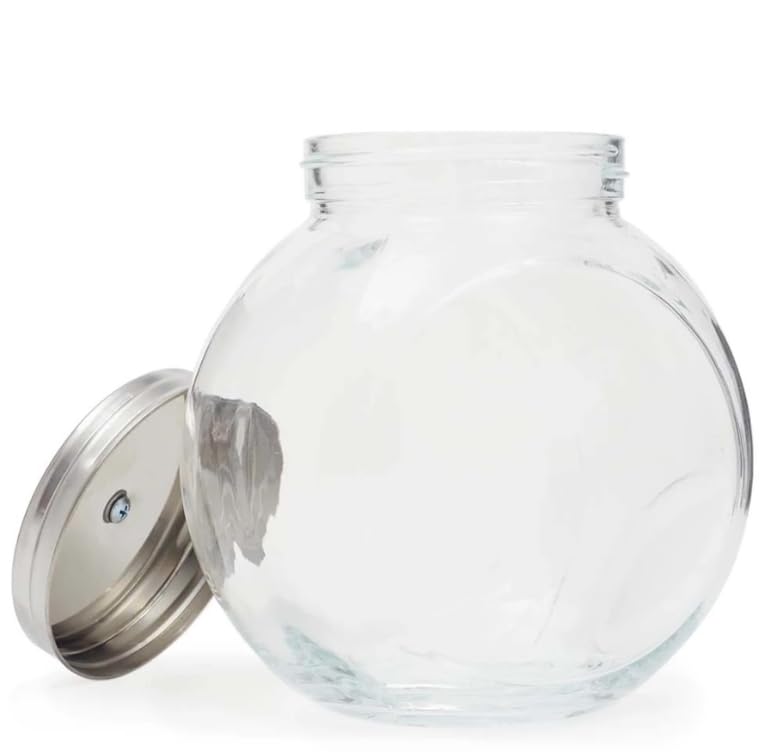 57oz / 1.7L - Airtight Glass Candy Jar Cookie Jar - Cookie Jars with Lids / Candy Jars with Lids Apothecary Jars – Laundry Room Laundry Pods Container Laundry Storage Organizer Laundry Pod Container