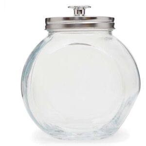 57oz / 1.7L - Airtight Glass Candy Jar Cookie Jar - Cookie Jars with Lids / Candy Jars with Lids Apothecary Jars – Laundry Room Laundry Pods Container Laundry Storage Organizer Laundry Pod Container