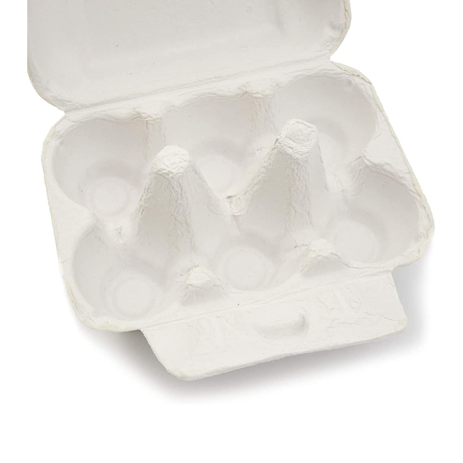 Juvale - Empty Egg Cartons (20 Pack), Half Dozen, White