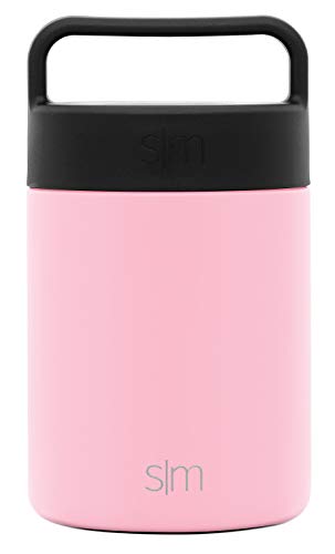 Simple Modern Food Jar Thermos for Hot Food | Reusable Stainless Steel Vacuum Insulated Leak Proof Lunch Storage for Smoothie Bowl, Soup, Oatmeal | Provision Collection | 12oz | Blush