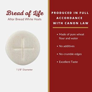 Bread Of Life Altar Bread White Hosts, 1 1/8 Inch, 1000 Pieces