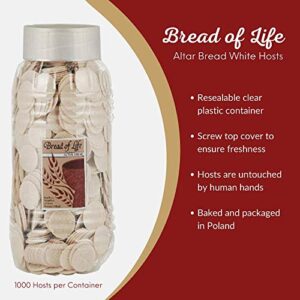 Bread Of Life Altar Bread White Hosts, 1 1/8 Inch, 1000 Pieces