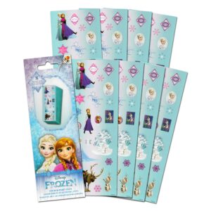 Disney Frozen Anna and Elsa Backpack School Supplies Set for Girls ~ Bundle with 16" Frozen School Bag, Lunch Bag, Plastic Water Bottle, Frozen Stickers, and More.