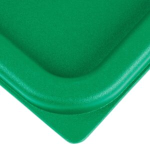 Cambro 4SFSPP190 4 Qt. Translucent Container with SFC2452 Kelly Green Lid, 4Quart, pack of 2