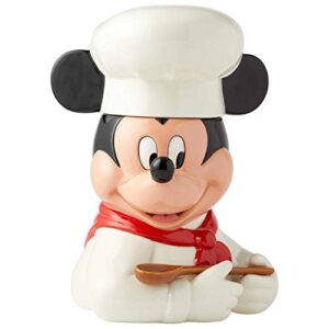 Enesco Disney Ceramics Chef Mickey Mouse Cookie Jar, 11 Inch, Multicolor