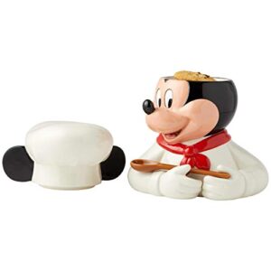 Enesco Disney Ceramics Chef Mickey Mouse Cookie Jar, 11 Inch, Multicolor