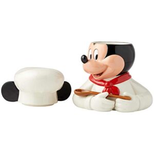 Enesco Disney Ceramics Chef Mickey Mouse Cookie Jar, 11 Inch, Multicolor