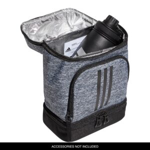 adidas Excel 2 Insulated Lunch Bag, Jersey Onix Grey/Black, One Size