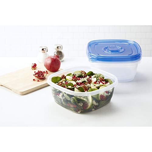 Glad Food Storage Containers - Family Sized Container - 104 Ounces - 3 Containers