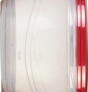 Rubbermaid TakeAlongs Serving Bowl Food Storage Containers, 15.7 Cup, Tint Chili, 2 Count