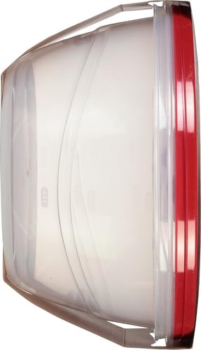 Rubbermaid TakeAlongs Serving Bowl Food Storage Containers, 15.7 Cup, Tint Chili, 2 Count