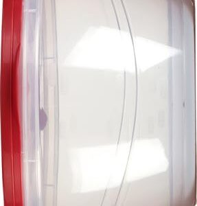 Rubbermaid TakeAlongs Serving Bowl Food Storage Containers, 15.7 Cup, Tint Chili, 2 Count