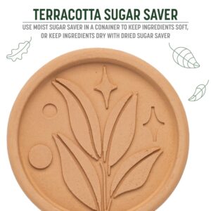 Goodful Brown Sugar Saver and Softener Disc with Airtight Storage Container, Multiple Uses for Food Storage Containers, Reusable and Food Safe, 1.5-Quart Container with Sugar Saver Disk