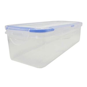 Plastic Storage Container for 2lbs Cooked or Uncooked Bacon, Meat, Food - Fresh Seal - Refrigerator, Freezer, Dishwasher, and Microwave Safe. Food Grade BPA Free