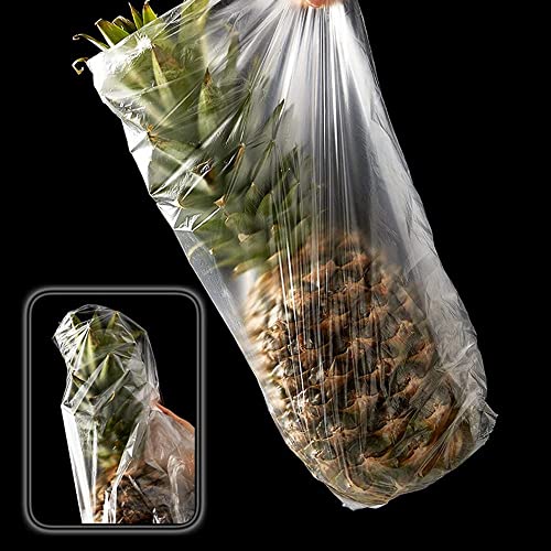 350 Count- X-Large Heavy Duty Plastic Produce Bag On A Roll, 13.8"x17.7", BPA-Free, Clear, Food Grade, Fruits, Vegetables, Bread & More