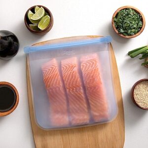 Ziploc Endurables Small, Medium, and Large Pouch, Reusable Silicone Bags and Food Storage Meal Prep Containers for Freezer, Oven, and Microwave, Dishwasher Safe