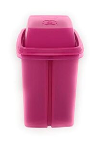 tupperware 5 cup pick a deli pickle keeper container, fuchsia pink, 7.5-inch (original version)