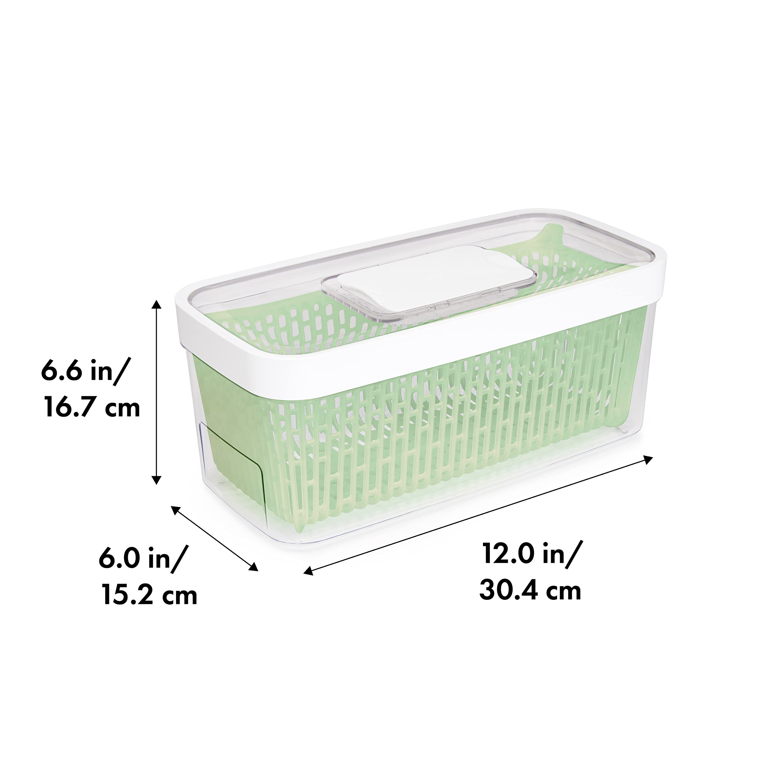 OXO Good Grips GreenSaver Produce Keeper - Large,White and OXO, Good Grips Storage Container