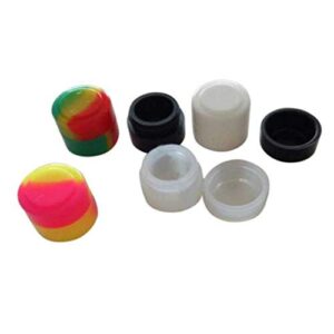 Gentcy Silicone 2ml 50pcs Containers Silicone Storage Jar Seals 13color