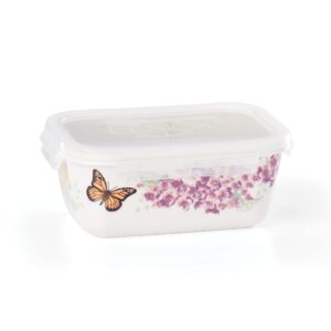 lenox 892524 butterfly meadow rectangle food storage container