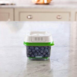 Rubbermaid FreshWorks Produce Saver Food Storage Containers Set, 4-Piece Set includes 2 Containers 2 Lids