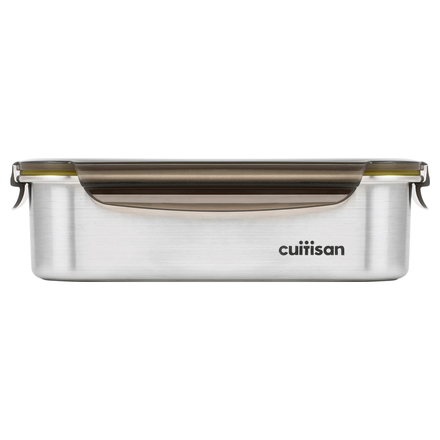 CUITISAN SIGNATURE RECTANGLE AIRTIGHT CONTAINER NO. 7 47.3oz, STAINLESS STEEL FOOD CONTAINER, WATERPROOF, MICROWAVE and DISHWASHER AVAILABLE