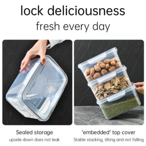 EUBUY Fruit Vegetable Produce Saver Containers for Refrigerator, Draining Fresh Containers, Multifunctional Refrigerator Storage Boxes with Lids for Fridge