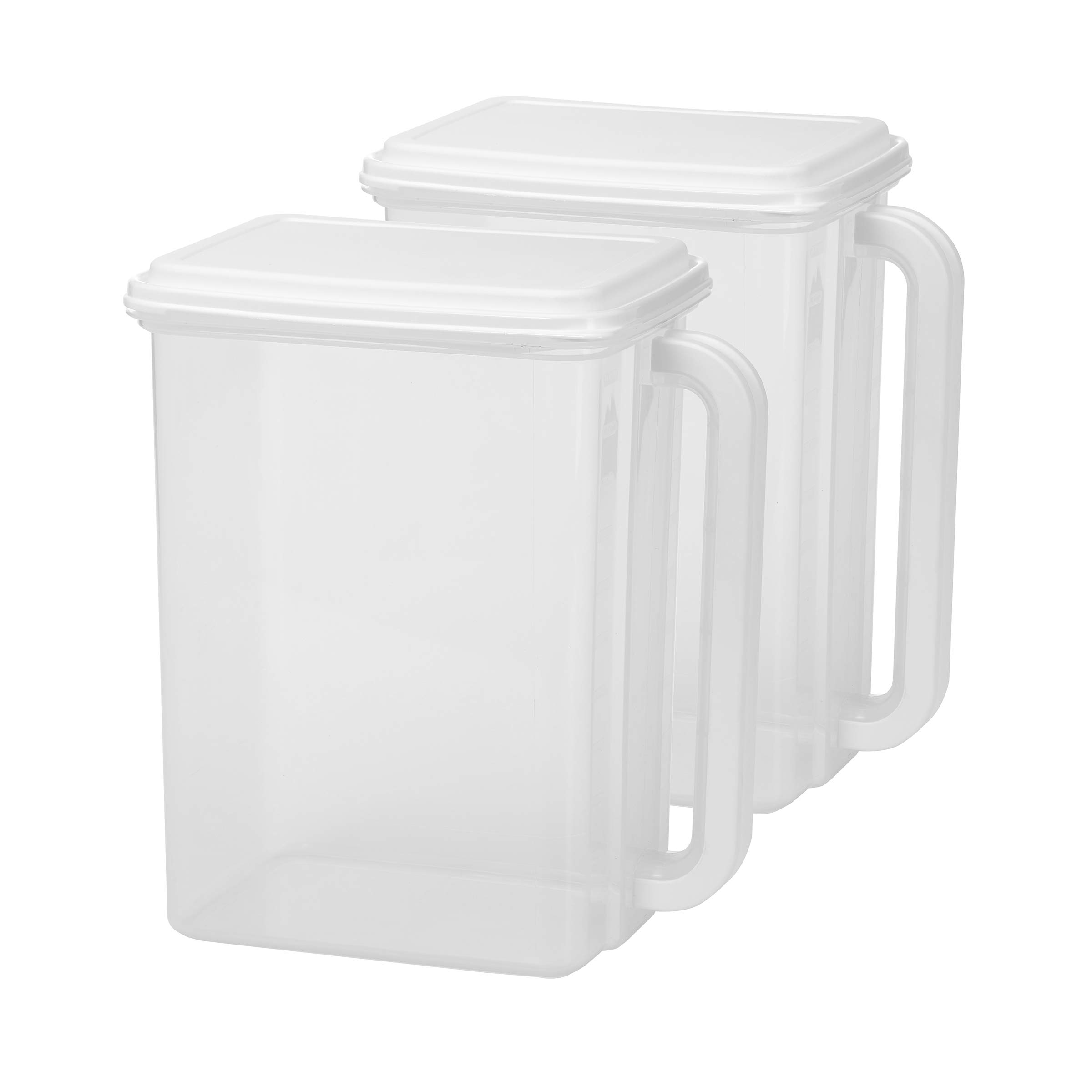 Buddeez 25302W-ONL Store 'n Pour Storage Dispenser 46 Cup-White/Clear, 2 Count