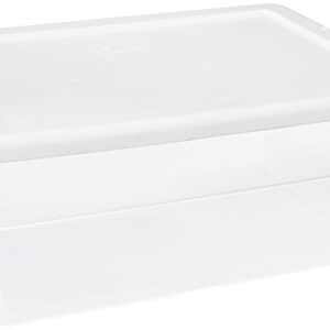 Sterilite 16458006 16QT Clear Store Box (2 Pack)