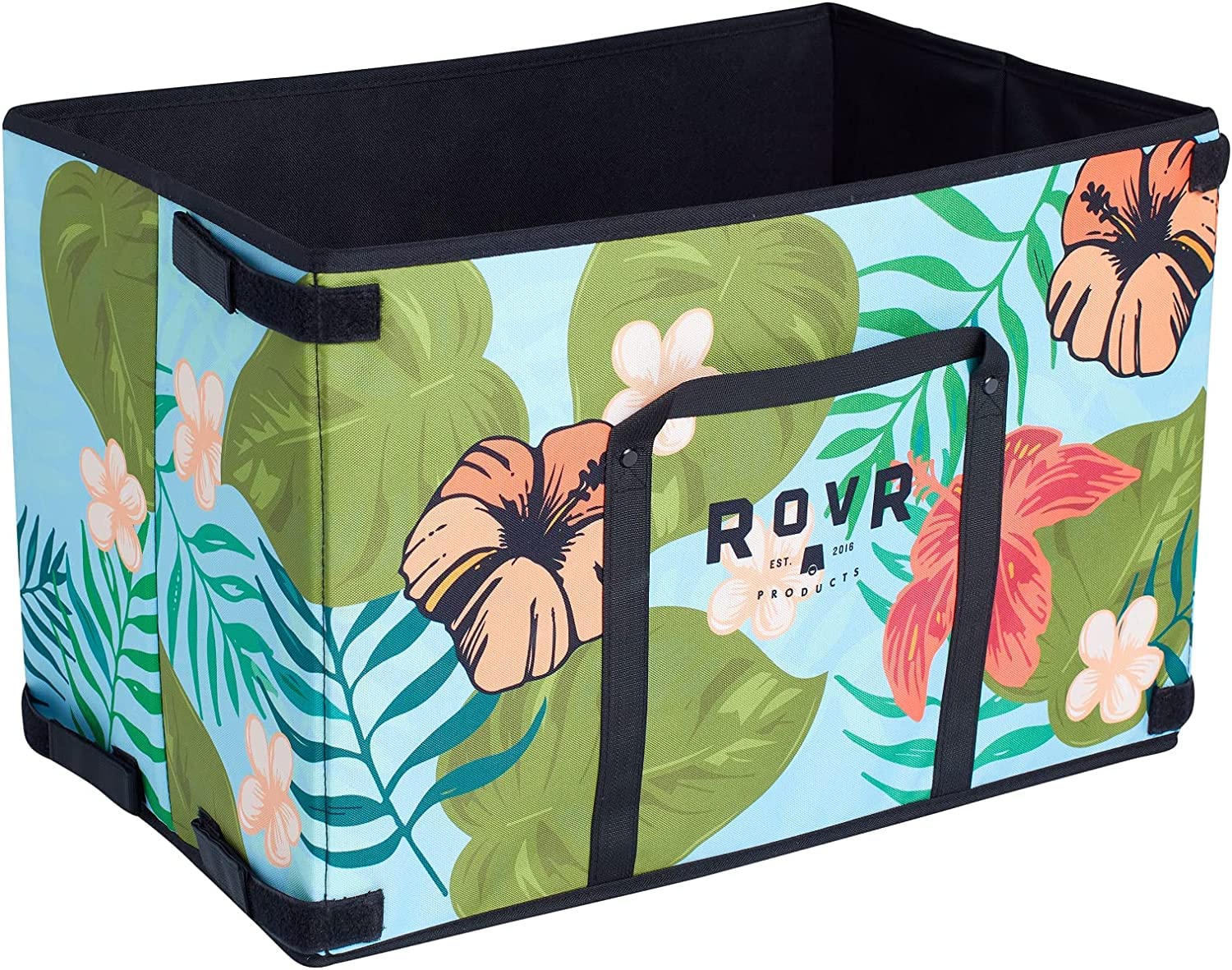 RovR 60 Standard Aloha LandR Bin - Stylish Wagon Bin with Nylon Carrying Straps - Upgrade Your RovR Rollr 60 Wheeled Cooler with The Ultimate Storage Bin