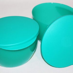 Tupperware Chip N Dip with Dip Bowls 1.5 Gallon Teal