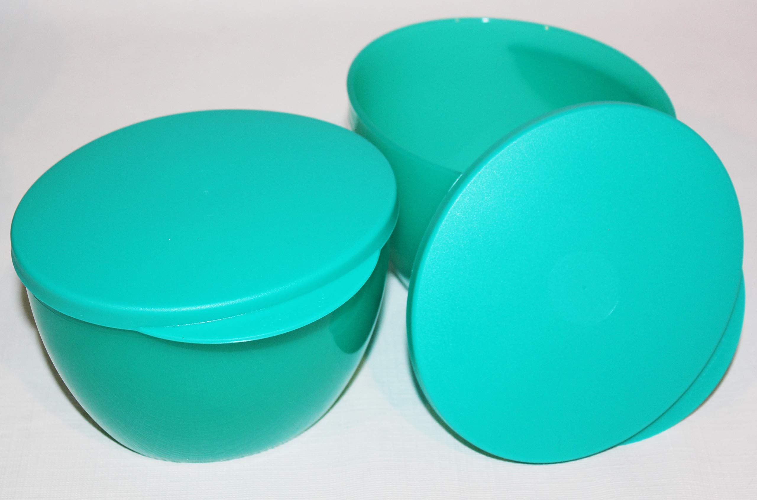 Tupperware Chip N Dip with Dip Bowls 1.5 Gallon Teal