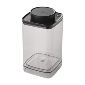 ankomn turn-n-seal vacuum/airtight moisture prevent storage container perfect for coffee teas rice nuts medicine opaque (semi-black, 1.2quart)