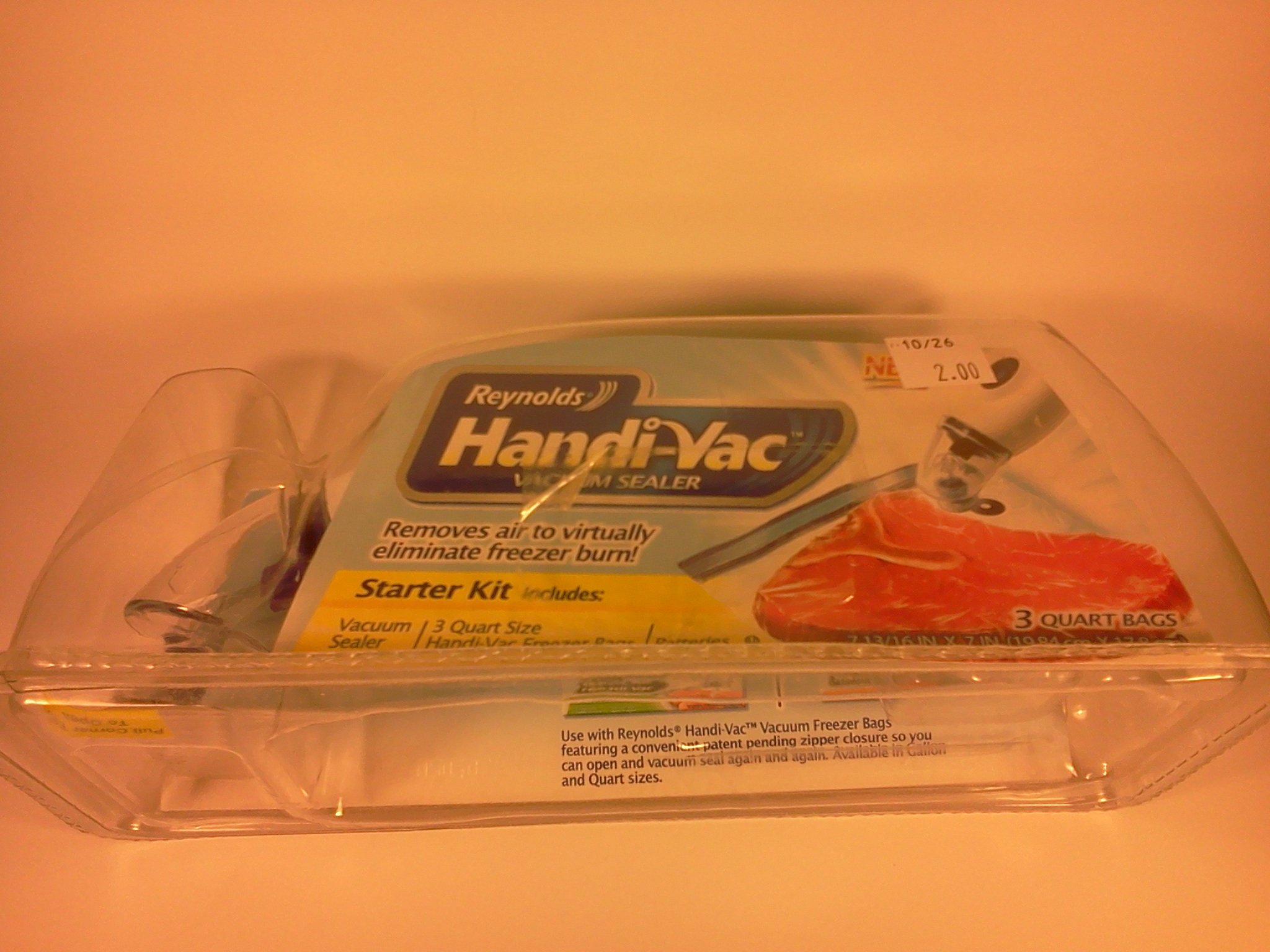 Reynolds 00590 Handi-Vac Vacuum-Sealing Starter Kit