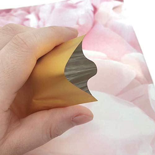 Markeny 500 Pack Aluminum Foil Bags, Matte Sample Pack Flat Open Top Resealable Tear Notch Aluminum Foil Mylar Bags, 5 x 7 cm/ 2x 2.7 inch, 5 Color