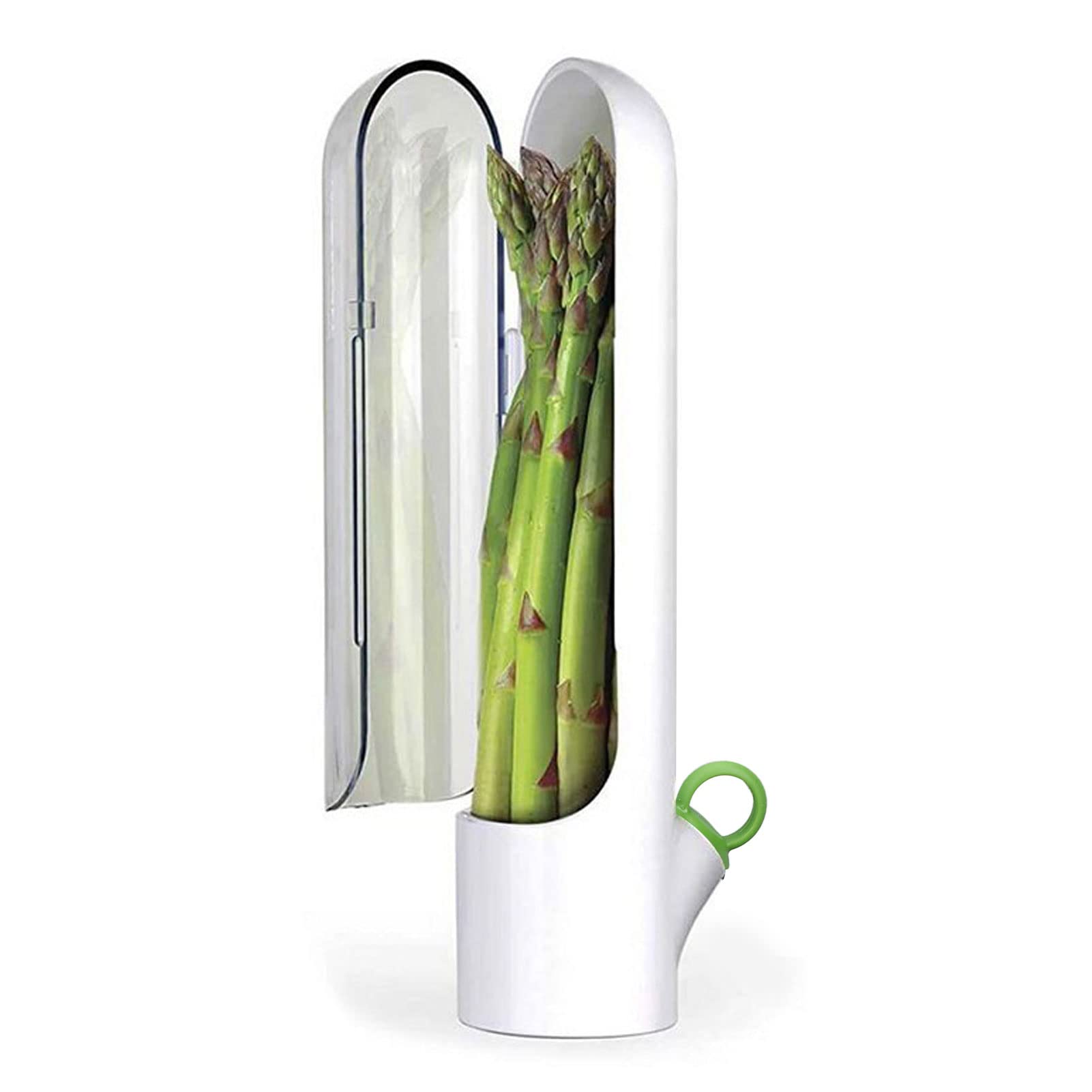 KENANLAN Herb Keeper, Herb Saver Pod, Cilantro Containers for Refrigerator, Herb Storage Container Savor Preserver for Cilantro Mint Parsley Asparagus, 25cm