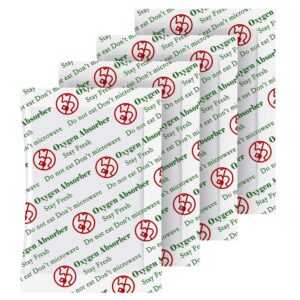 wvacfre 500cc(50packets) oxygen absorbers packets for food,food grade oxygen absorbers for food storage.