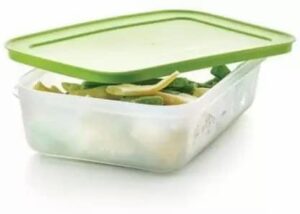 tupperware plastic freezermate container - 1 liter, 1 pieces, green - 1000 ml plastic utility container (green)