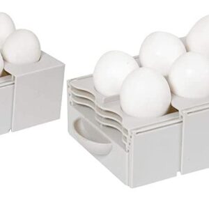 Think Up Designs Eggstra Space Collapsible Egg Storage Tray- Save Space in Your Fridge