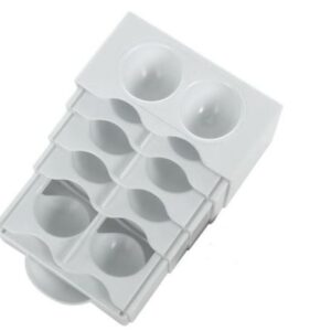 Think Up Designs Eggstra Space Collapsible Egg Storage Tray- Save Space in Your Fridge